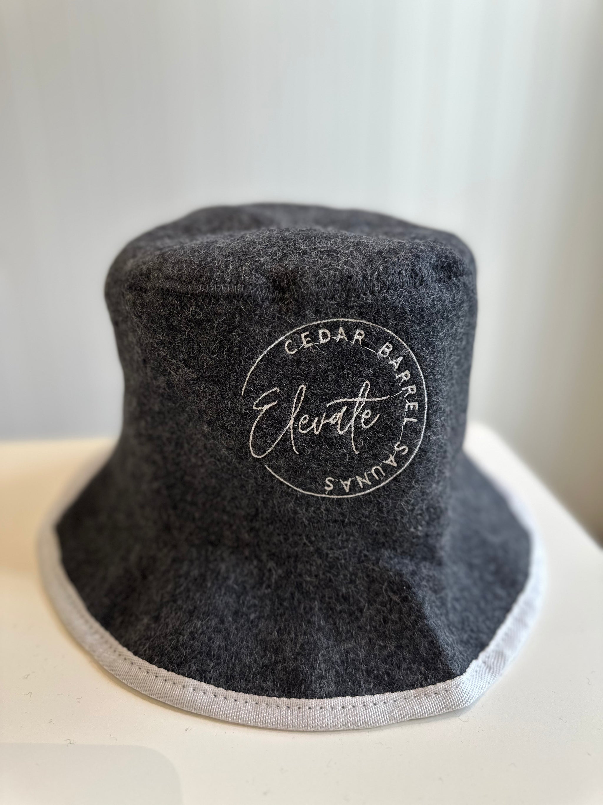 Ritual Charcoal Grey Wool Sauna Bucket Hat